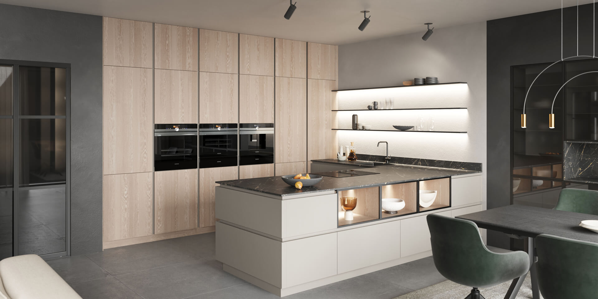 Saksalaiset keittiökalusteet suomalaiseen makuun | Noblessa-keittiöt